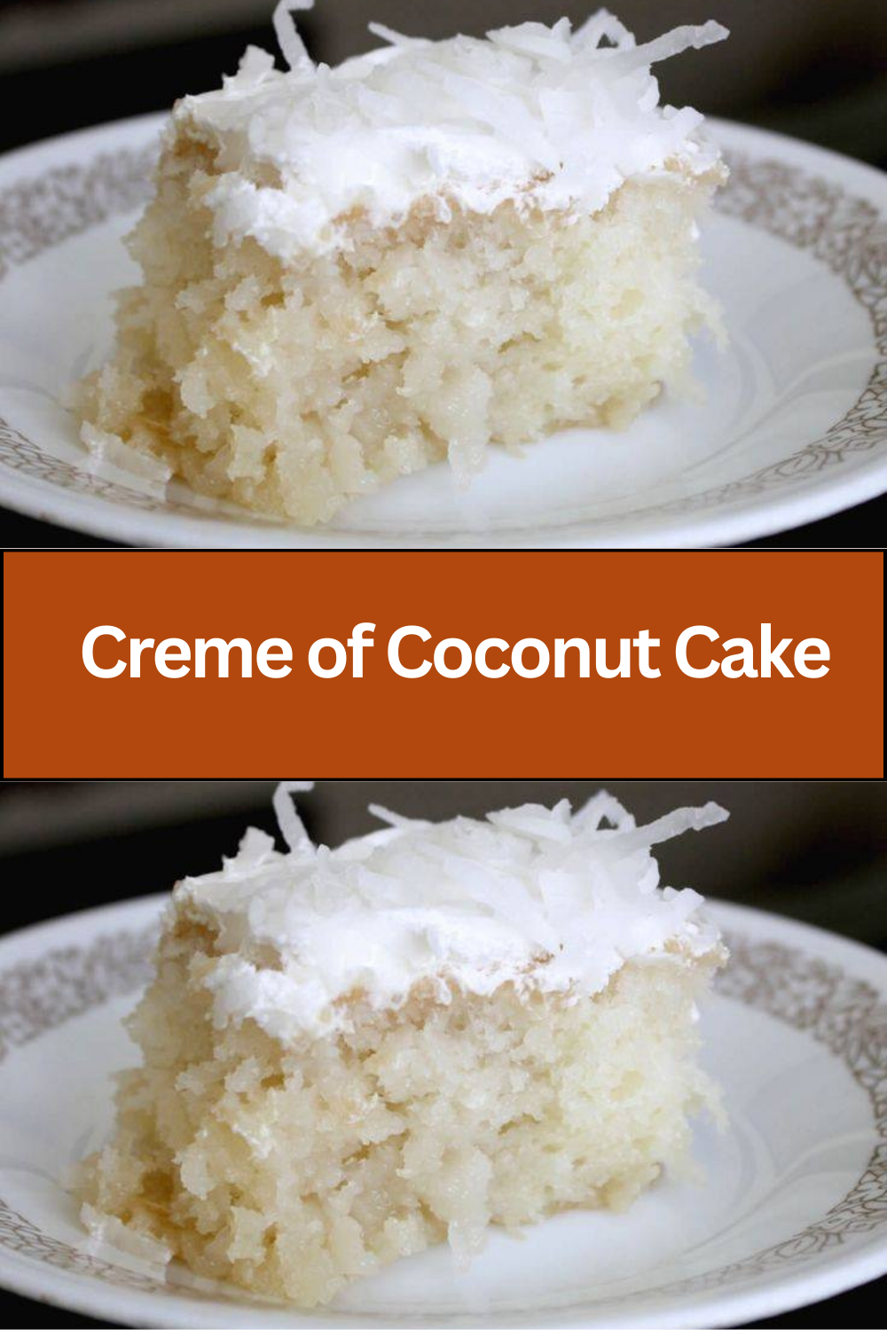 Creme of Coconut Cake - Family Dinner Recipes