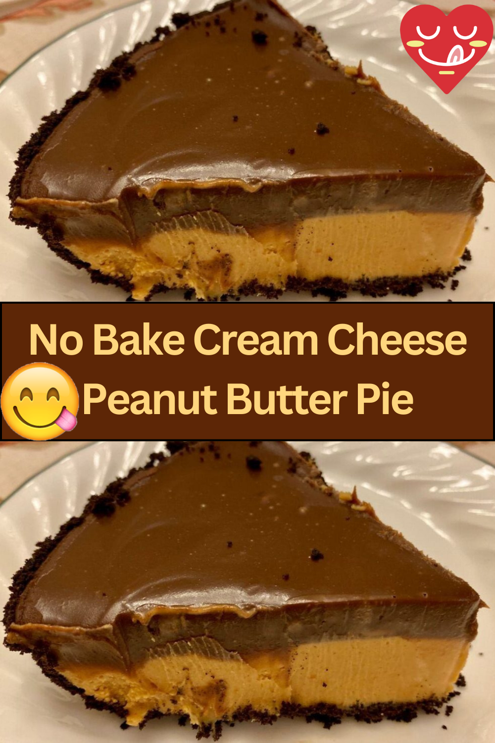 No Bake Cream Cheese Peanut Butter Pie - Family Dinner Recipes