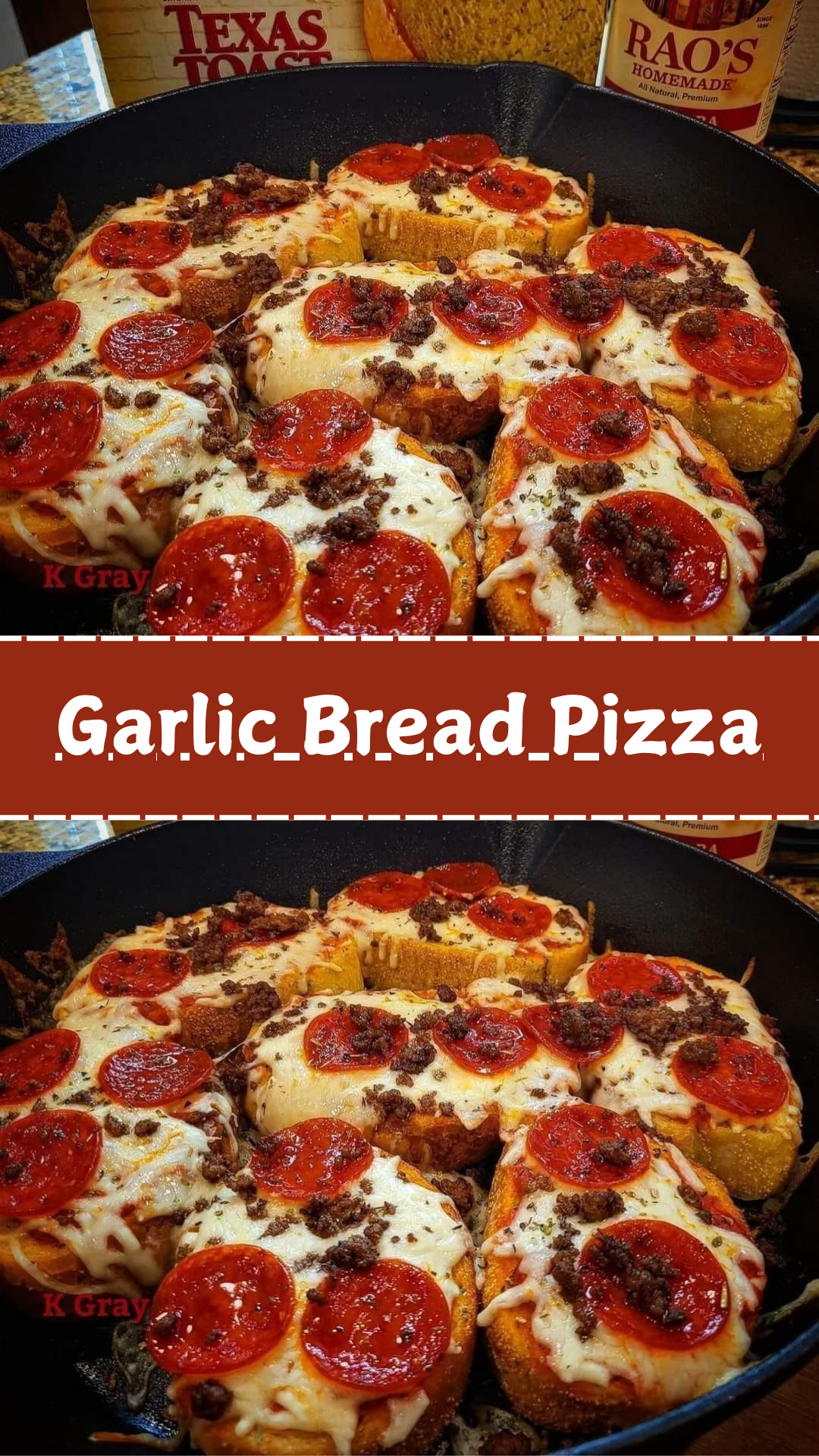 Garlic Bread Pizza Family Dinner Recipes