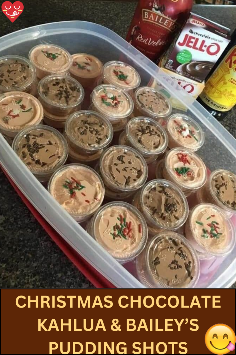 CHRISTMAS CHOCOLATE KAHLUA & BAILEY’S PUDDING SHOTS - Family Dinner Recipes