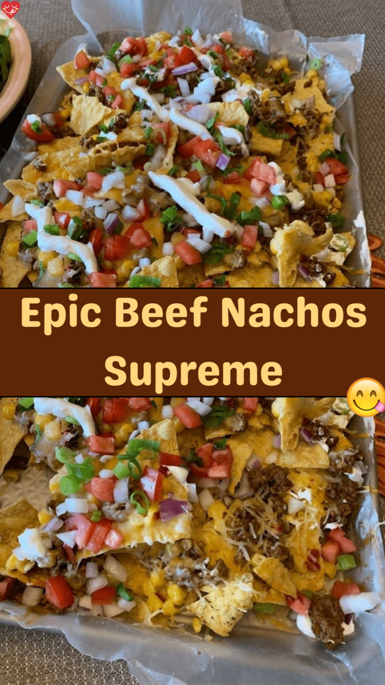 Epic Beef Nachos Supreme - Family Dinner Recipes
