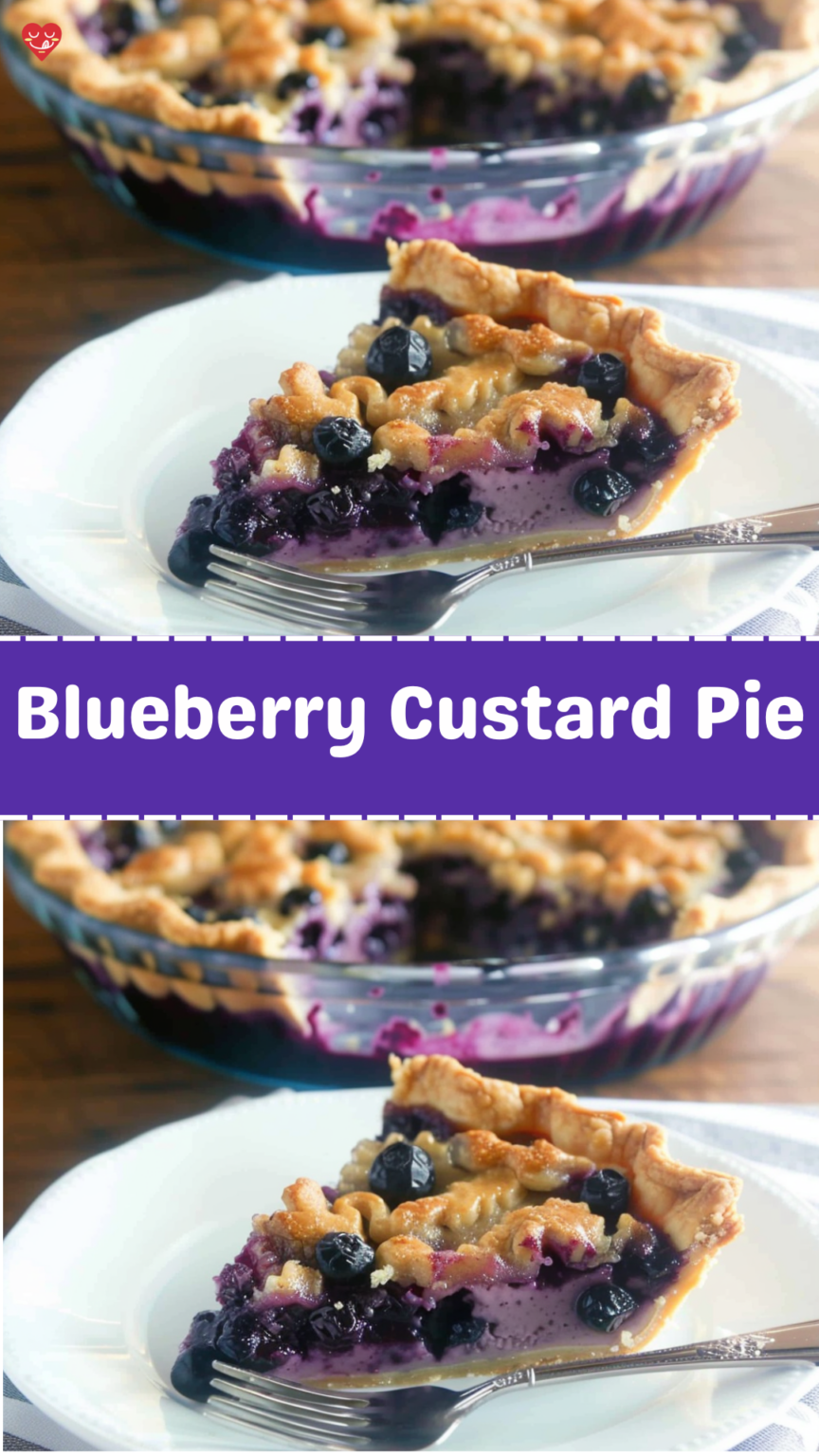 Blueberry Custard Pie - Family Dinner Recipes