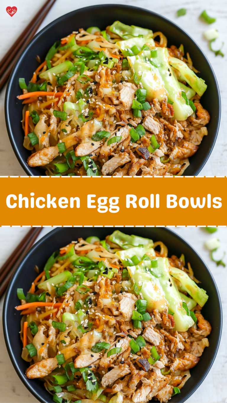 Chicken Egg Roll Bowls - Family Dinner Recipes