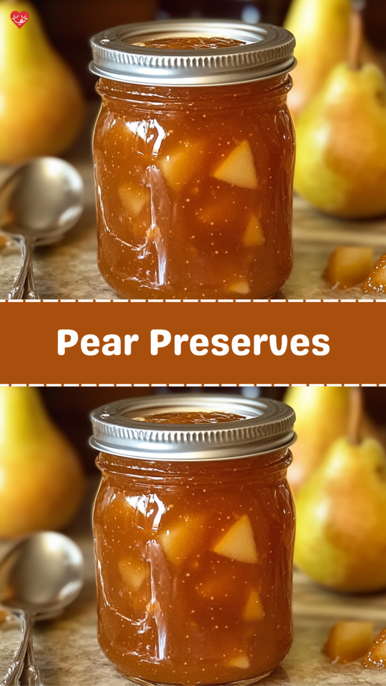 Pear Preserves - Family Dinner Recipes