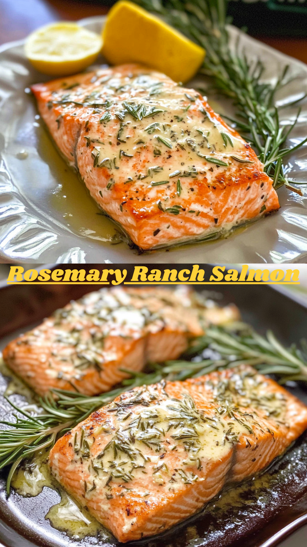 Rosemary Ranch Salmon - Family Dinner Recipes