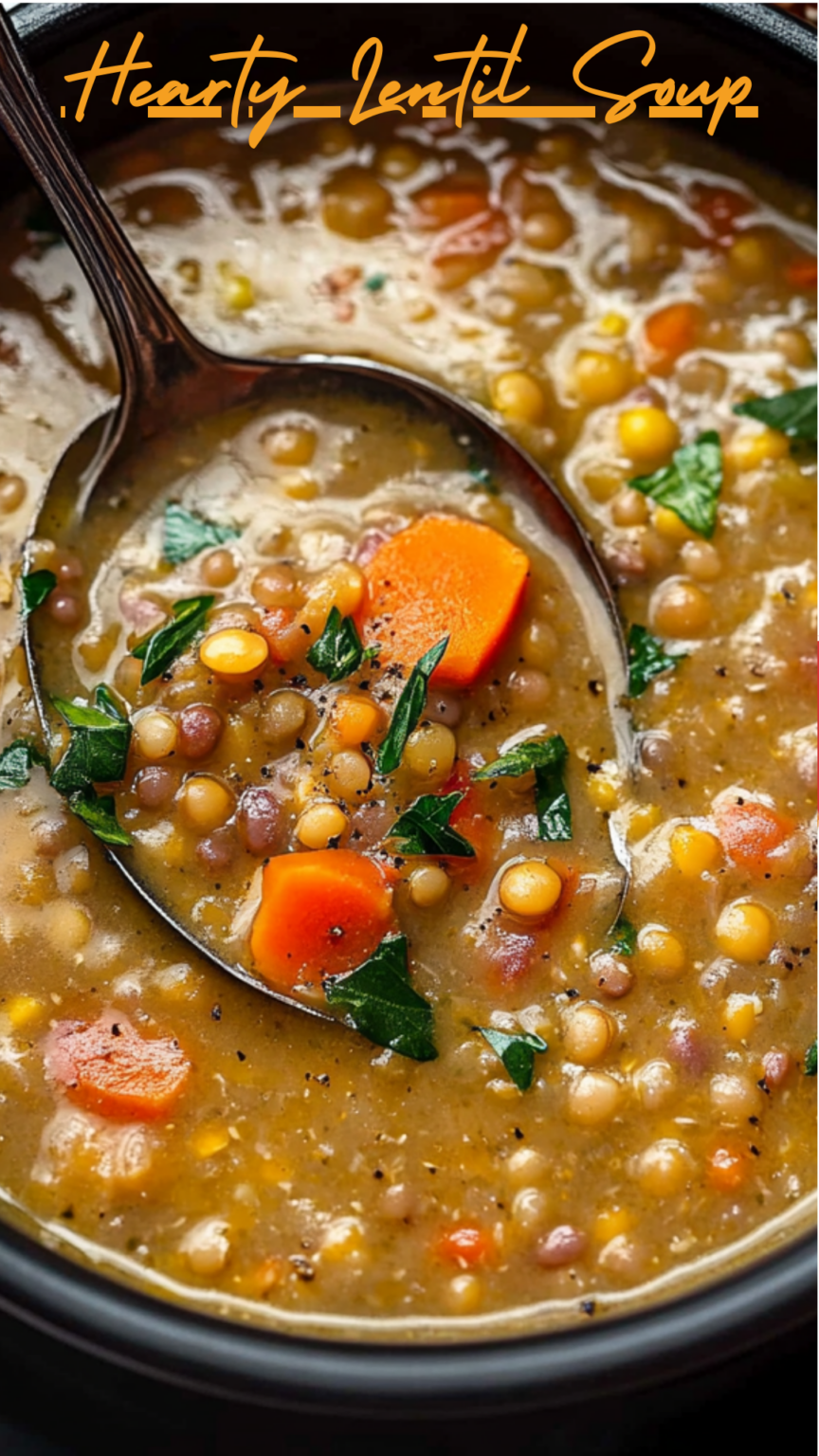 Hearty Lentil Soup - Family Dinner Recipes