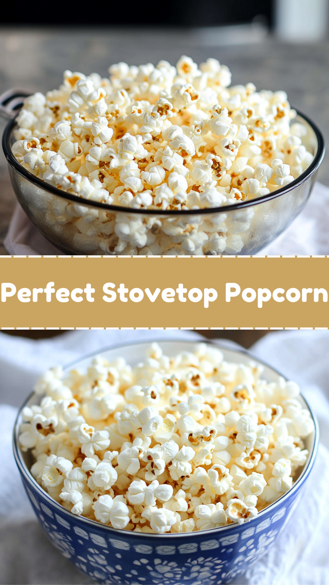 Perfect Stovetop Popcorn - Family Dinner Recipes