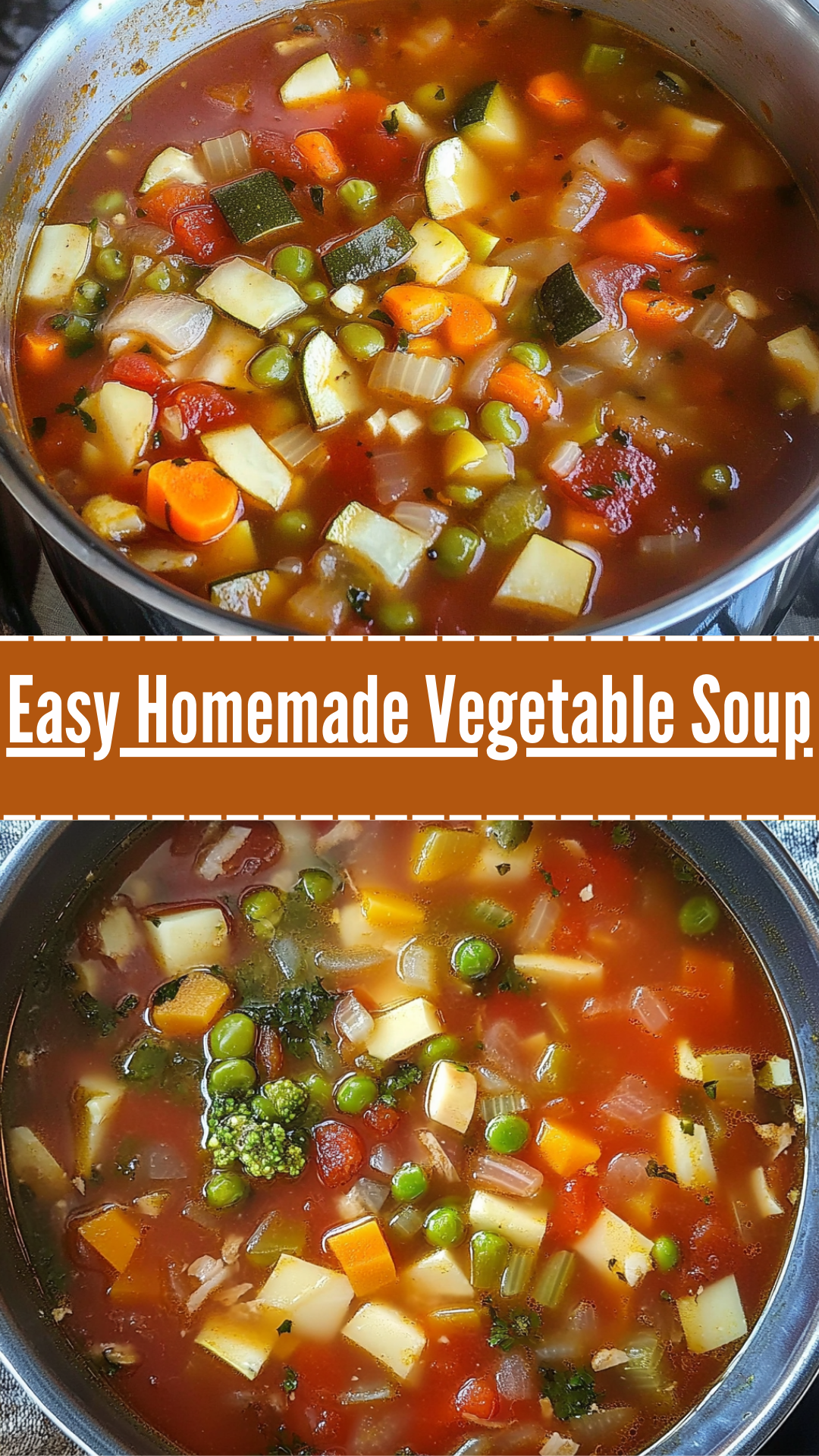 Easy Homemade Vegetable Soup - Family Dinner Recipes