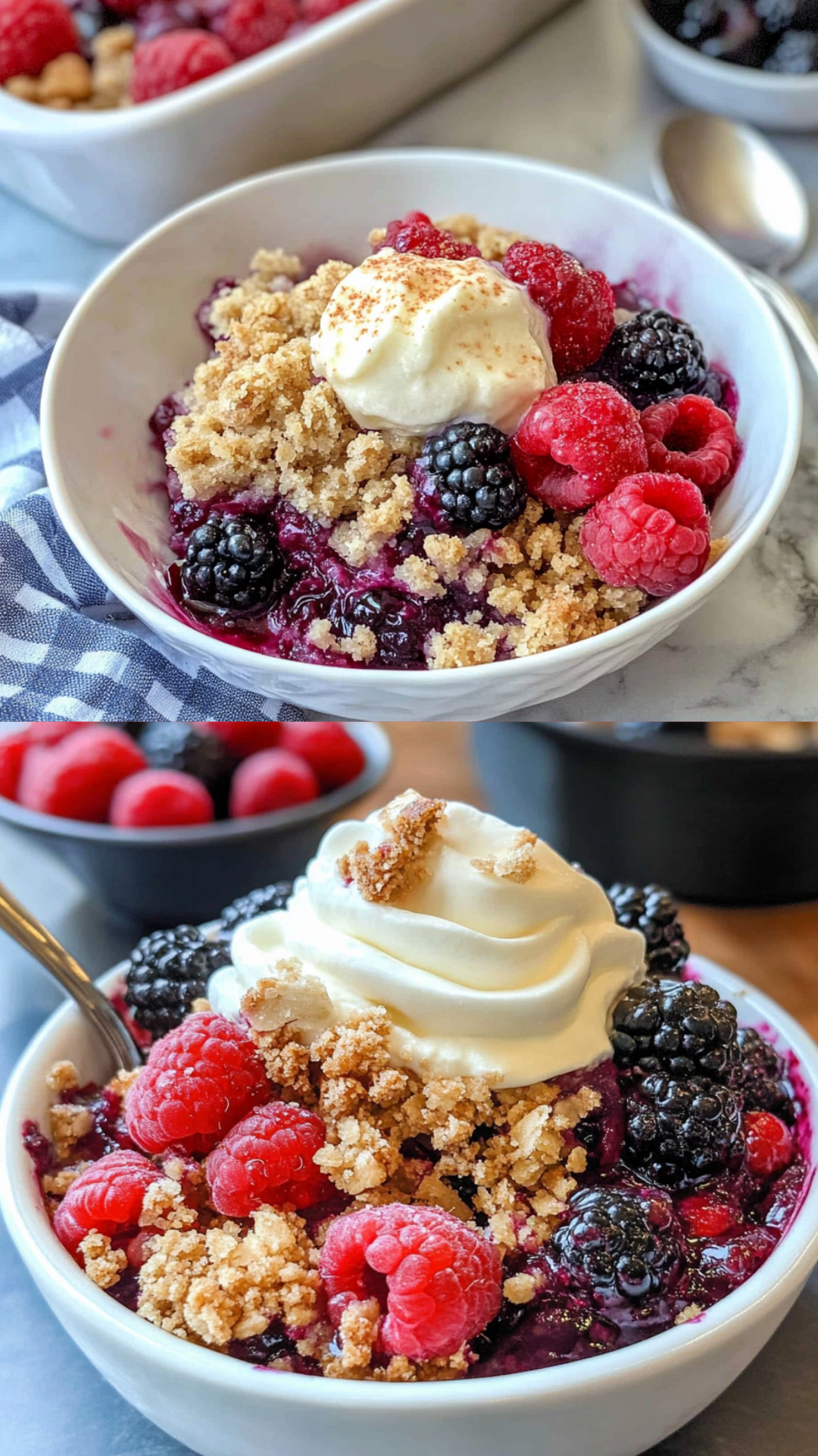 Mixed Berry Crisp - Family Dinner Recipes
